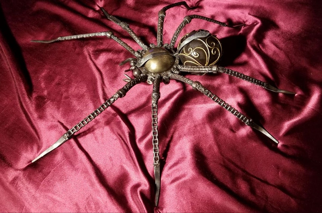 Elegant Metal Spider - Etsy