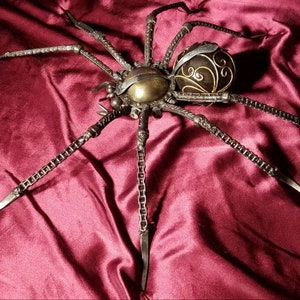 Elegant Metal Spider - Etsy