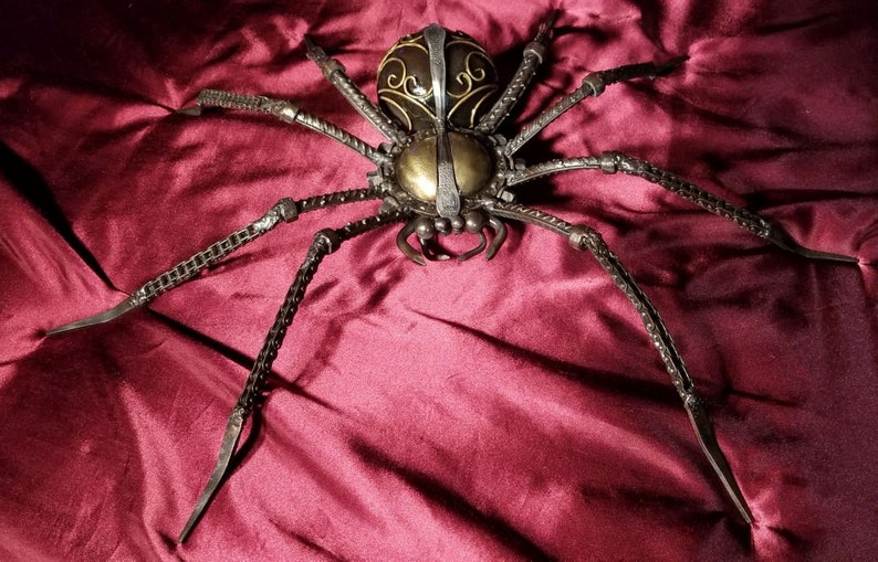 Elegant Metal Spider - Etsy