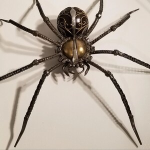 Elegant Metal Spider - Etsy