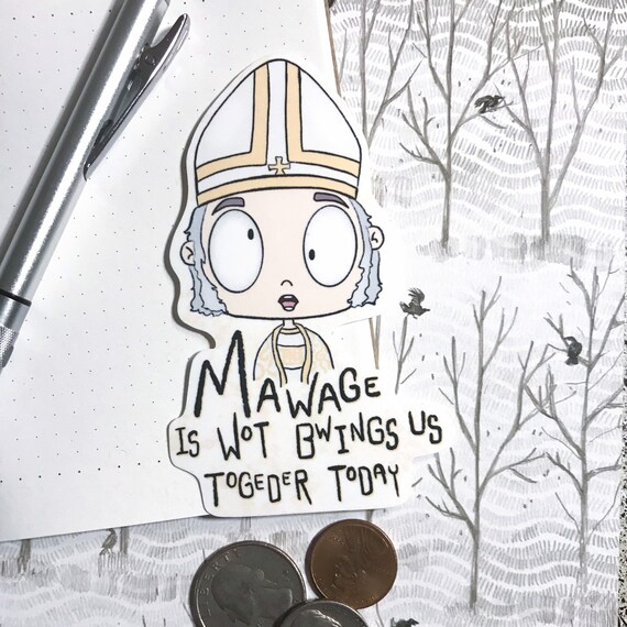 Marriage Mawage Scene from Princess Bride Single Die-Cut | Etsy