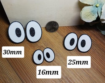 Puppy Dog Safety Eyes: 3D Printed Plushie Eyes (30mm, 25mm, 16mm) - Etsy