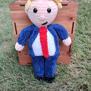 Donald Trump Doll Crochet Pattern: Amigurumi Plushie (PDF Download) - Etsy
