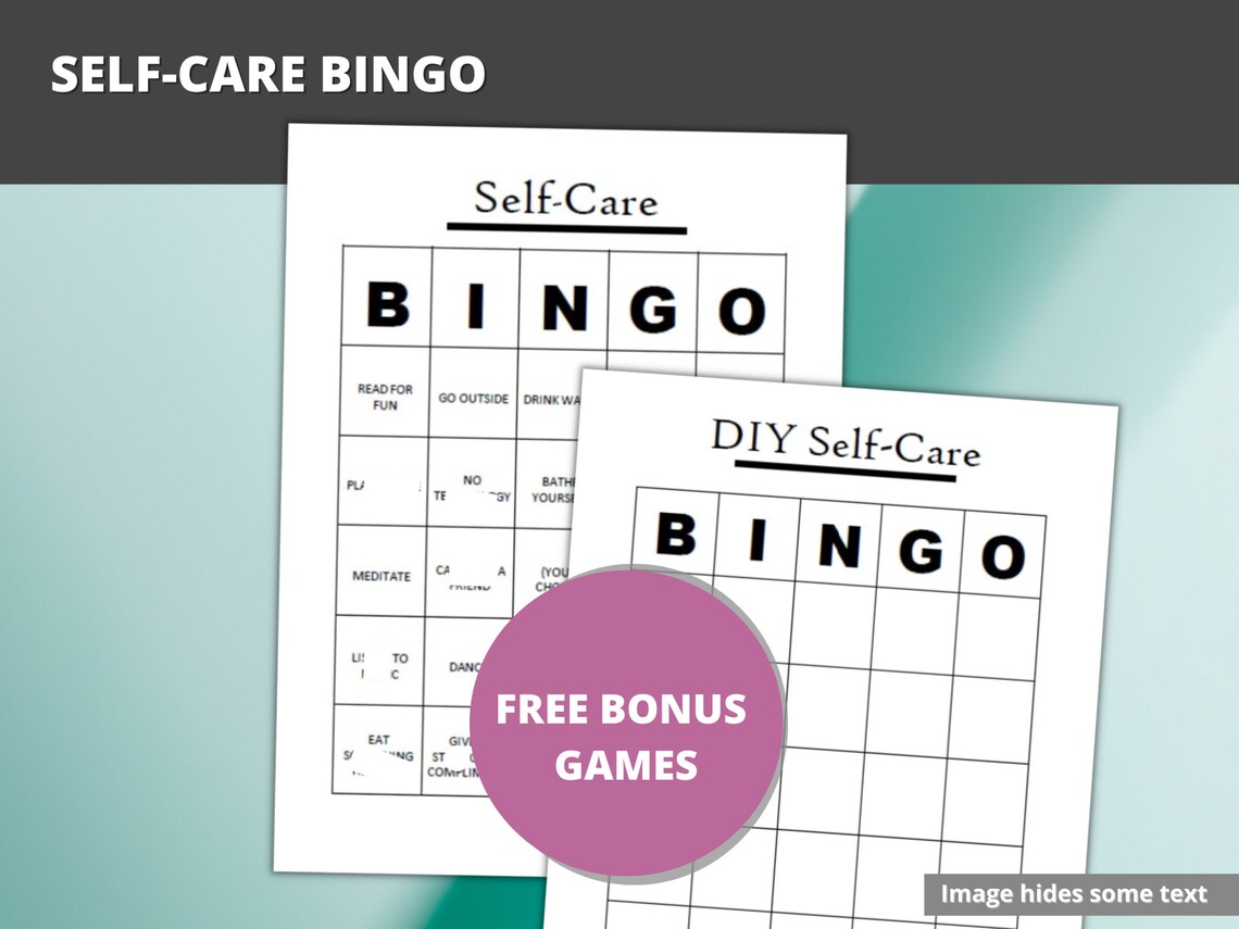 Self Care Activity Pack Self Care Trivia Game Bundle - Etsy
