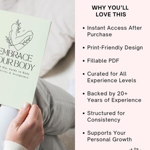 Body Positivity Journal 30-day Self-love Challenge Printable Self-care ...