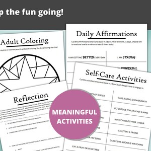 Self Care Activity Pack | Self Care Trivia | Self Care Bingo ...