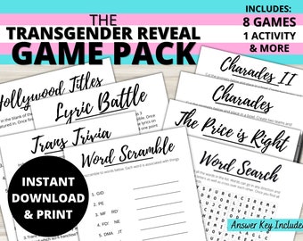 Transgender Reveal - Etsy