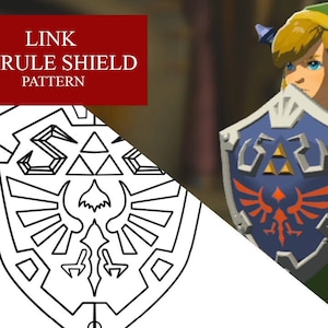 Link Hyrule Shield - Pattern - Zelda - Cosplay - Etsy