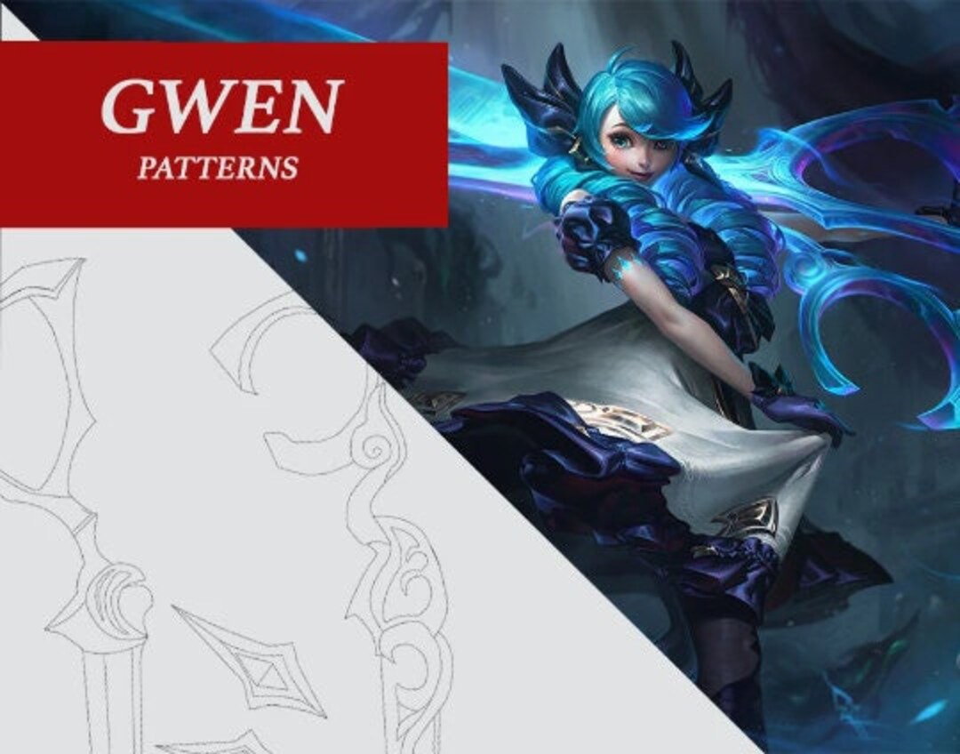 Gwen Scissors - Pattern - Lol - League of Legends - Cosplay - Etsy Canada