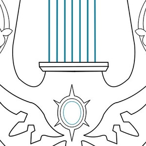 Venti Lyre Patrón Genshin Impact Cosplay - Etsy México