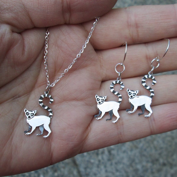 Lemur Necklace - Etsy