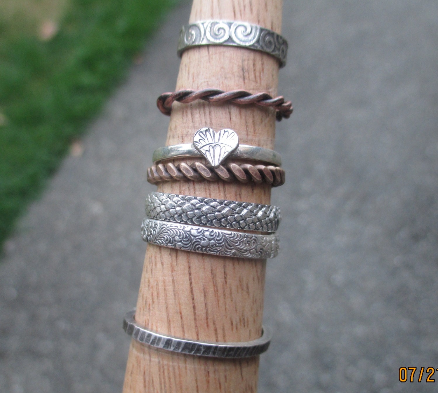 Mens Sterling Silver Rings - Etsy