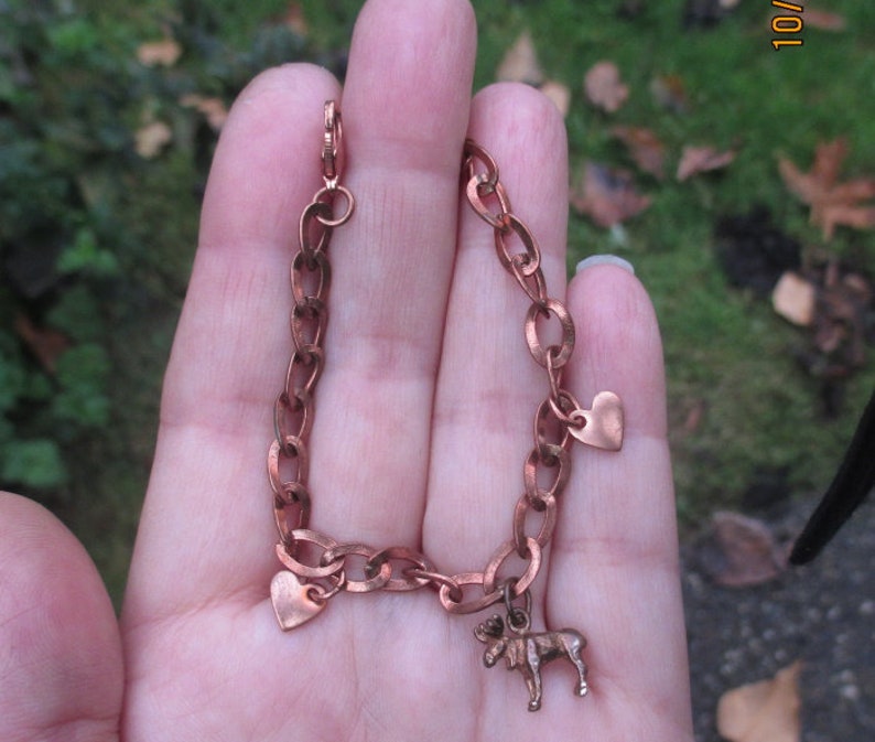 Copper Moose Necklace Earrings or Bracelet - Etsy