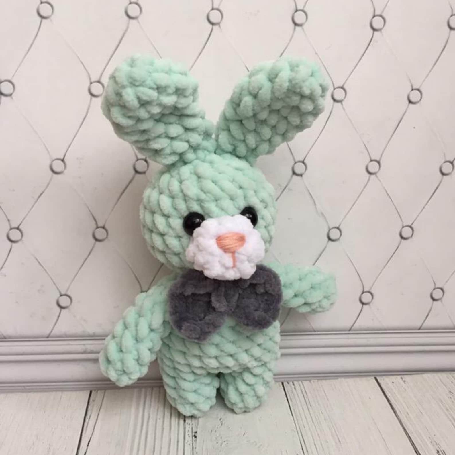 Plush toy bunny keychain Kawaii bunny Cute Keyring | Etsy