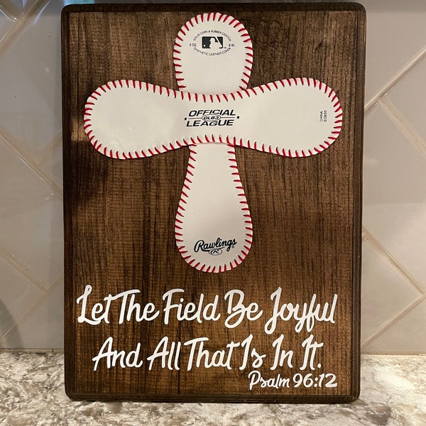 Baseball Cross - Etsy