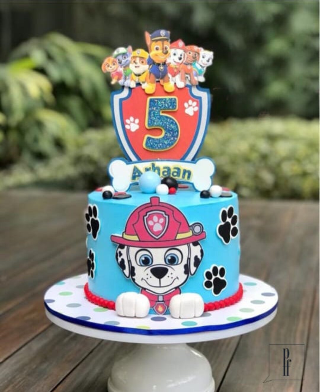 Paw Patrol Cake Topper mit Namen und Glitzeralter - Etsy.de