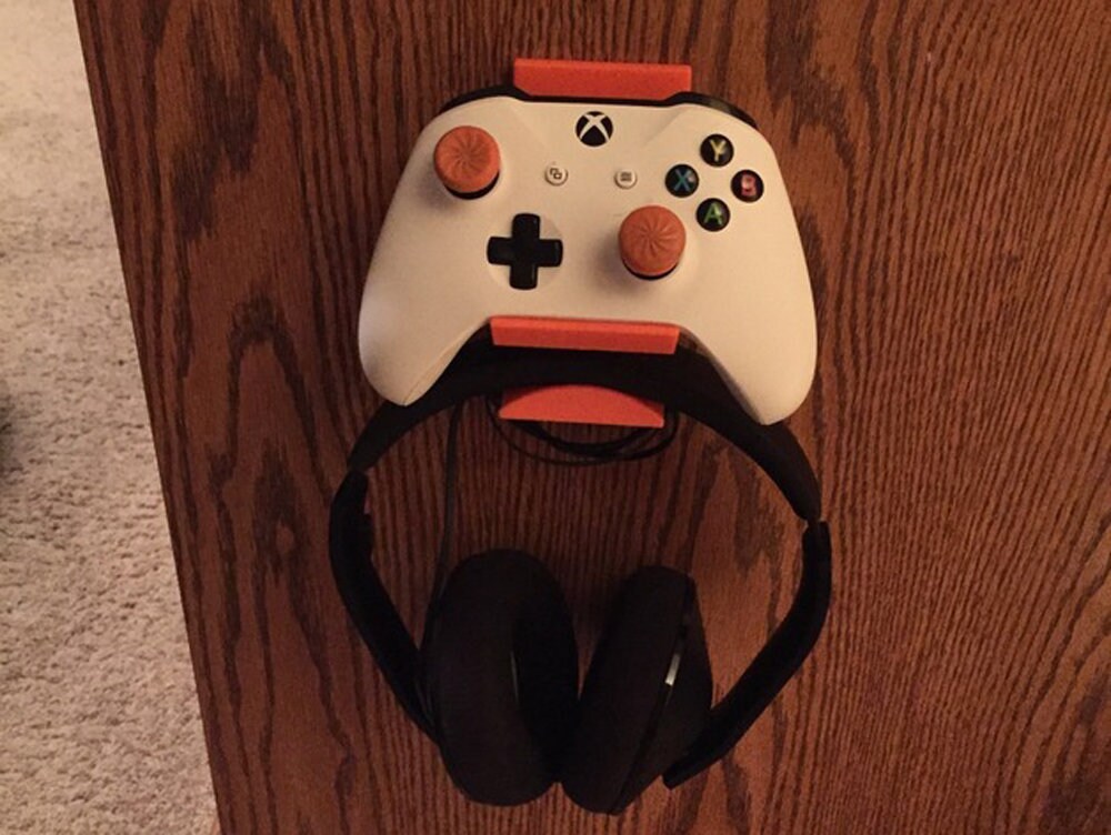 Microsoft Xbox One Controller And Headset Holder Combo Bundle Etsy Uk