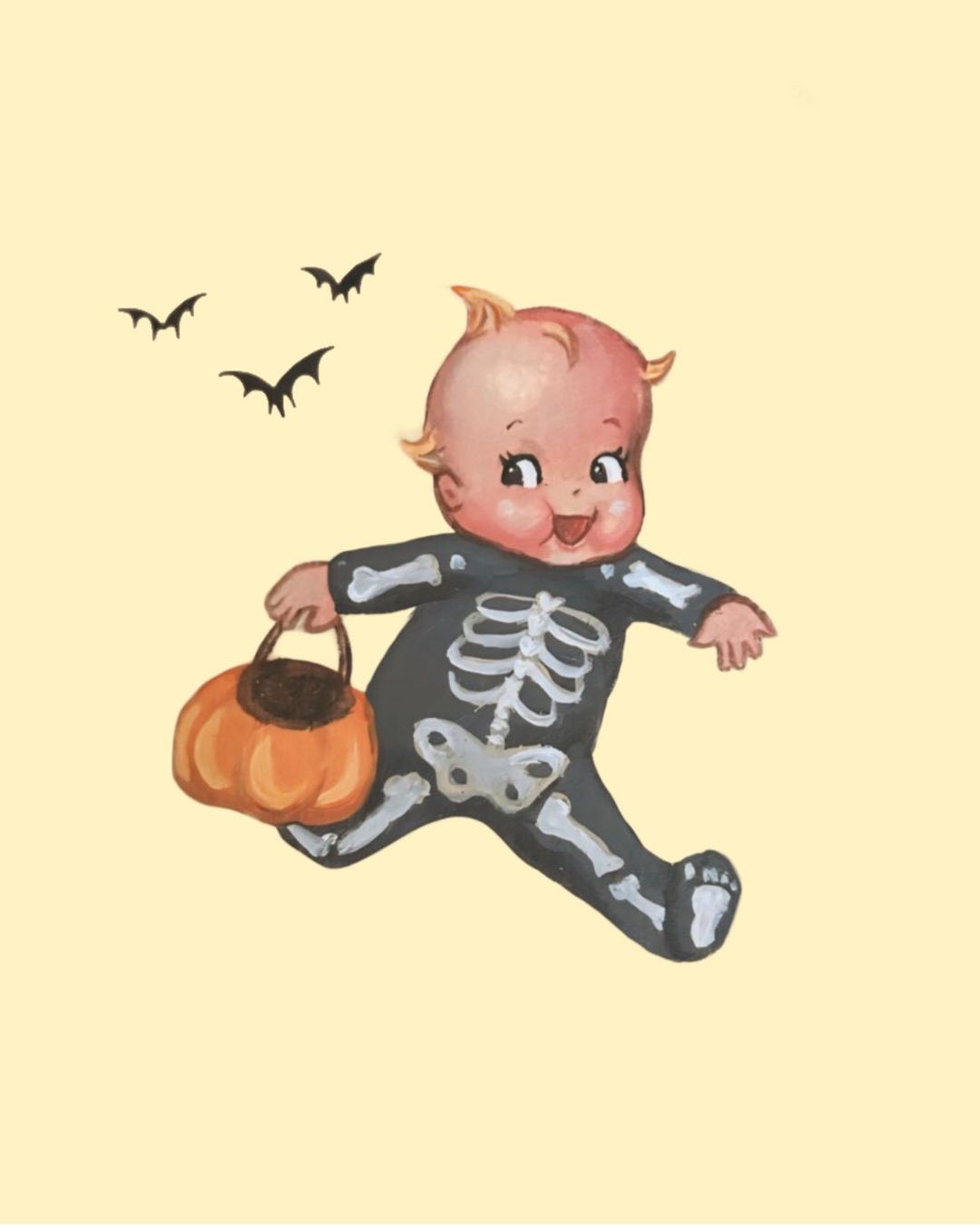 Spooky Kewpie Print - Etsy