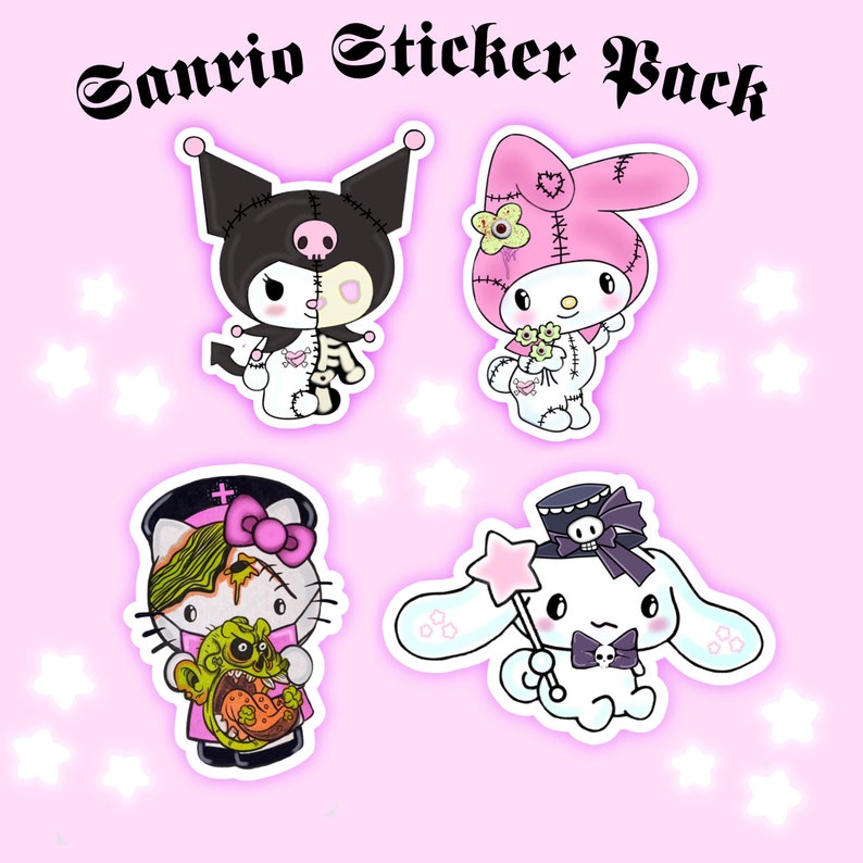 Sanrio Sticker Pack - Etsy