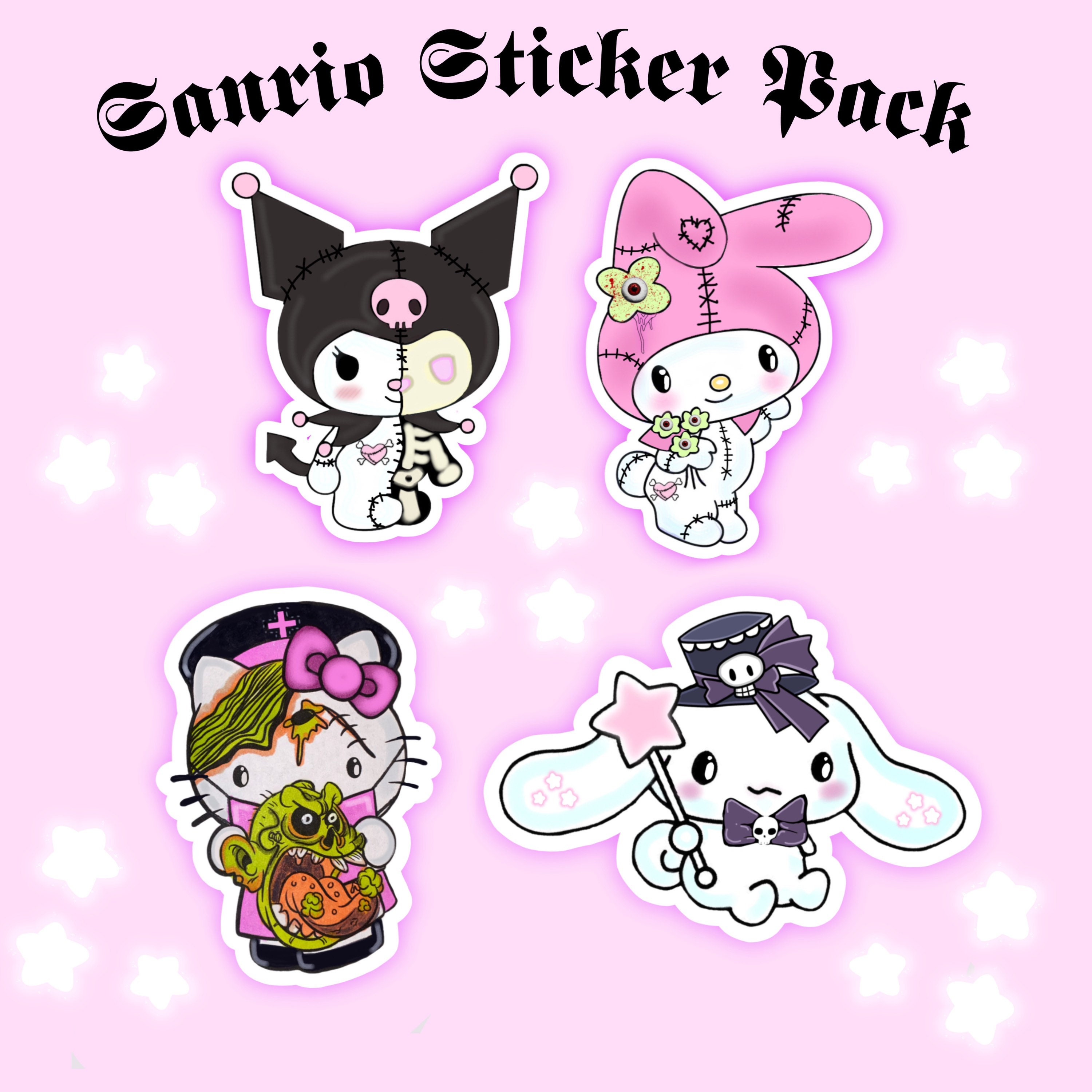 Sanrio Sticker Pack - Etsy