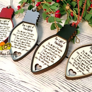 Friendship Christmas Tree Ornament - Etsy