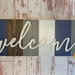 Shiplap Welcome Farmhouse Sign / Laser Cut - Etsy