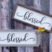 Blessed Farmhouse Decor, Wall Decor, Wall Art, Home Decor, Housewarming ...