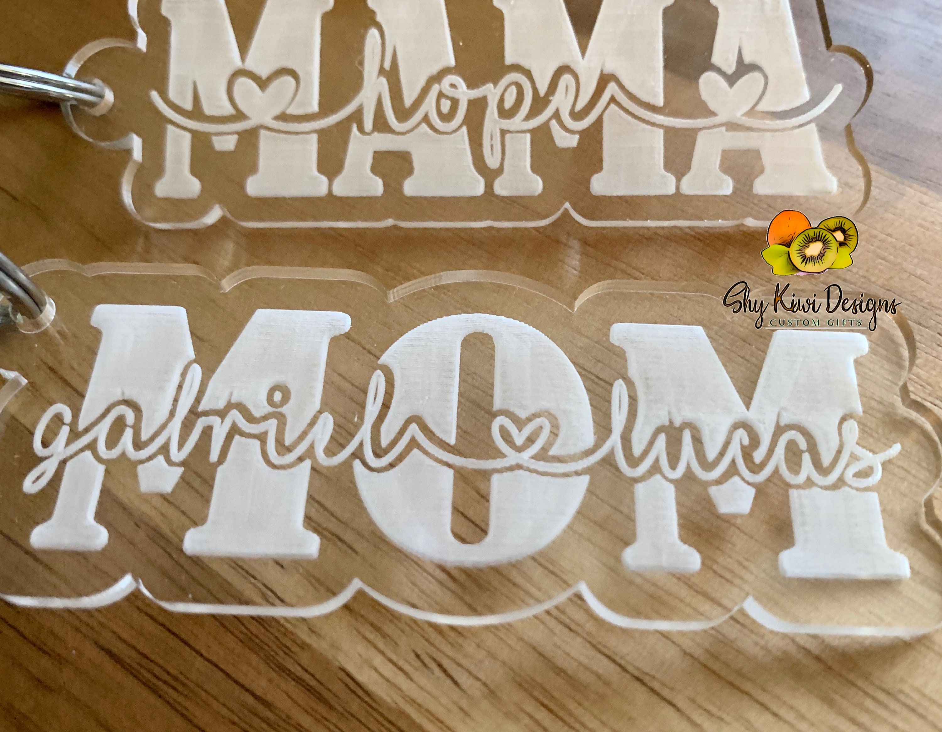 Personalized Mom Key Chain - Etsy