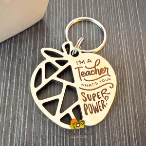 Teacher Keychain ~ Teacher Gift ~ Teacher Appreciation Gift - Etsy