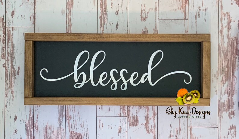 Blessed Farmhouse Decor Wall Decor Wall Art Home Decor | Etsy