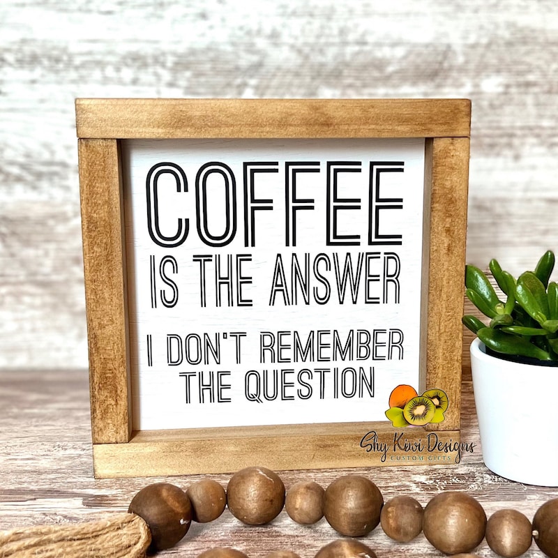 Funny Coffee Sign - Etsy