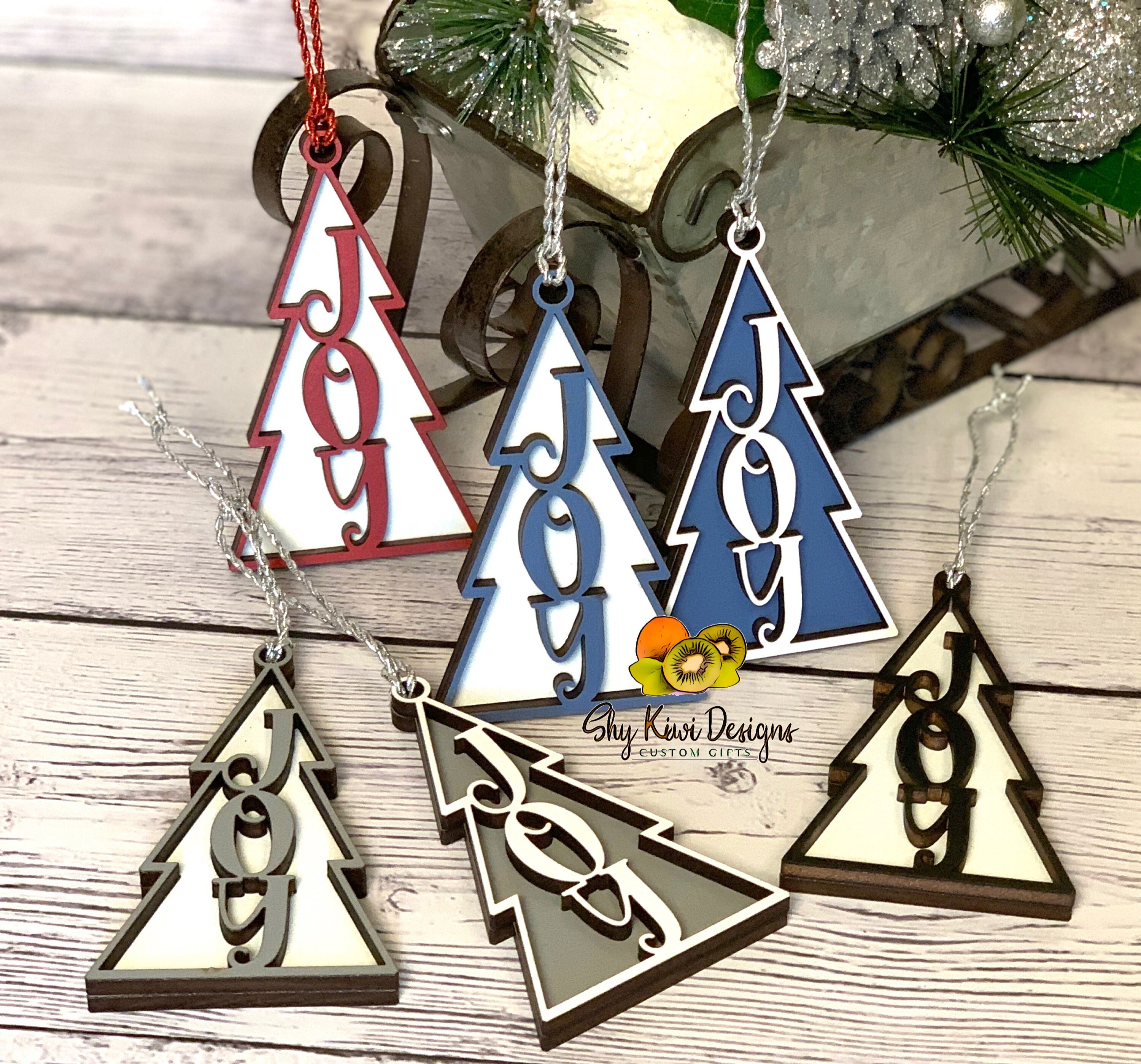 Christmas Tree Ornaments - Etsy