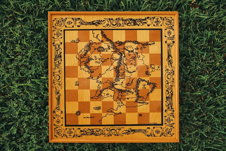 Fellowship Foundry Hobbit Chess Set 1978 Rare First Edition | Etsy