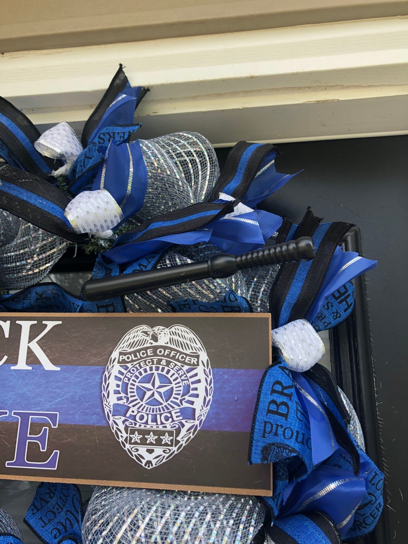 Police Wreath - Etsy