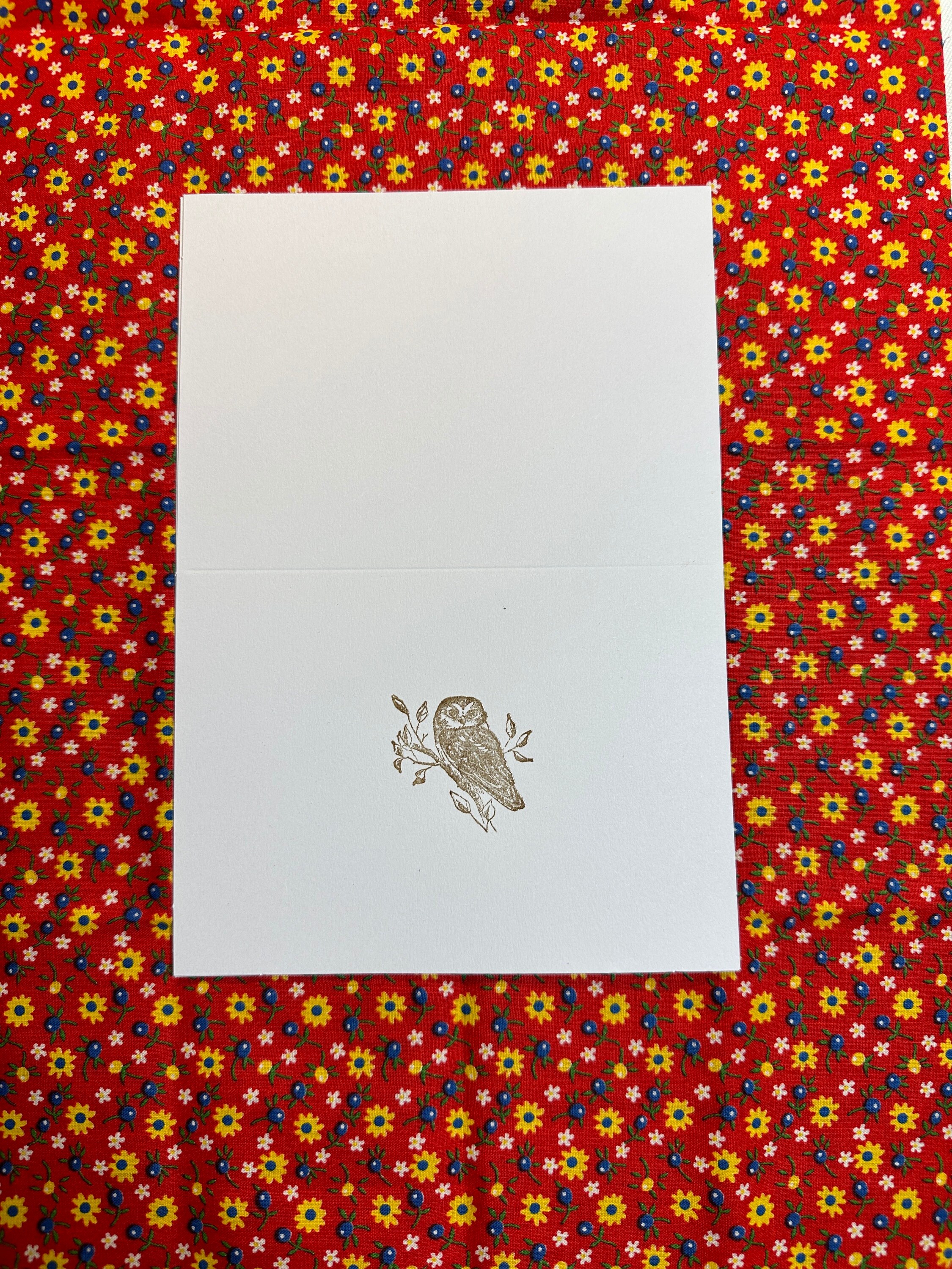 Forest Animals Card and Envelope Set - Etsy