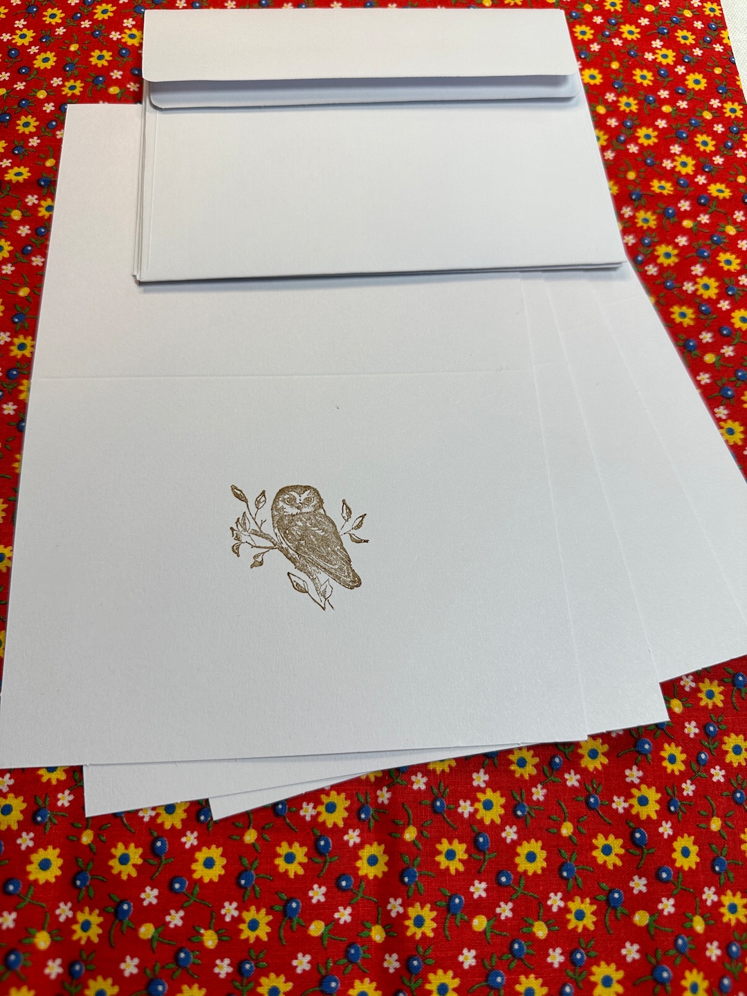 Forest Animals Card and Envelope Set - Etsy