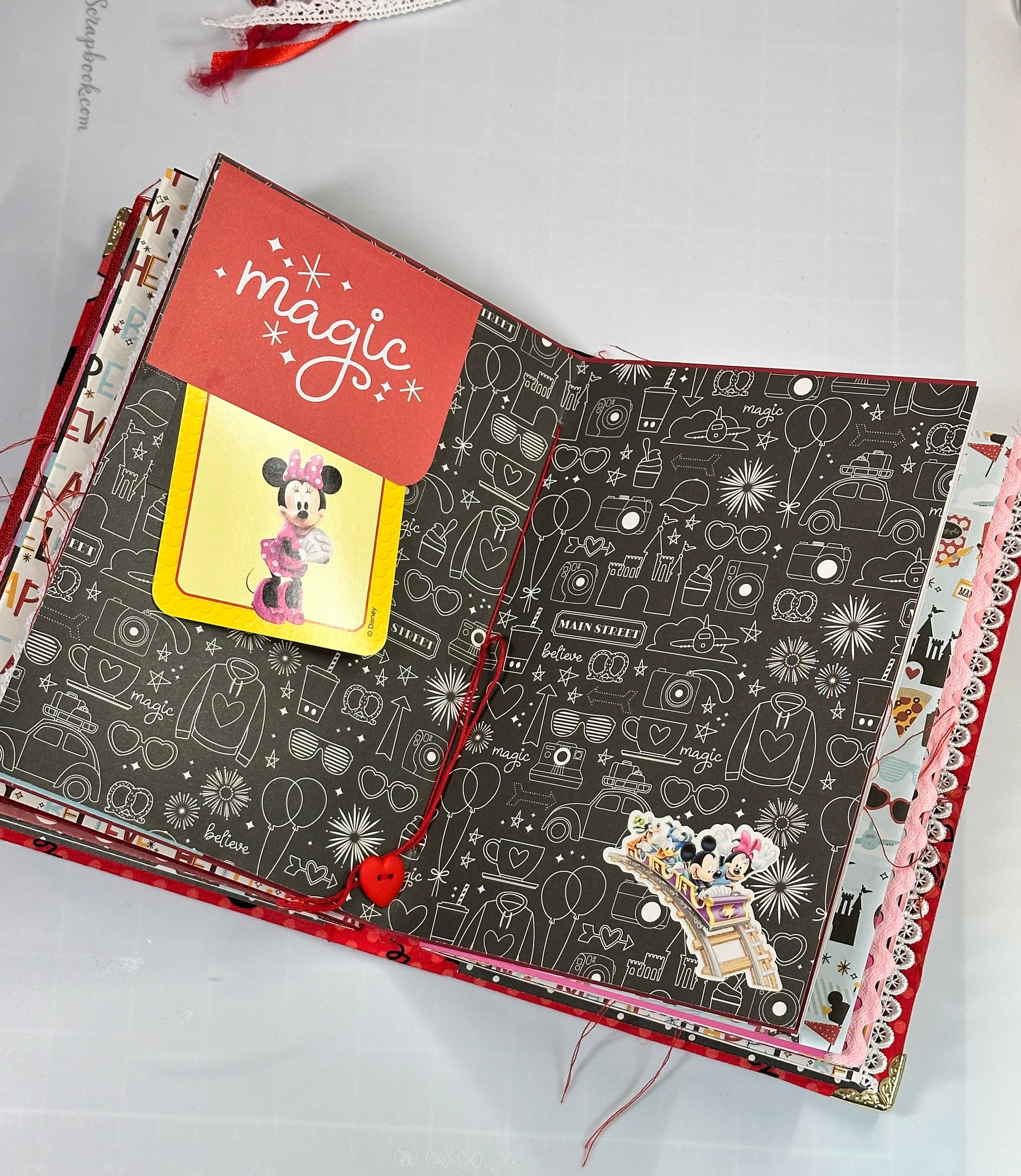 Disney Themed Junk Journal Minnie Mouse - Etsy