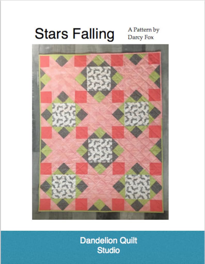 Stars Falling Quilt PDF Pattern - Etsy