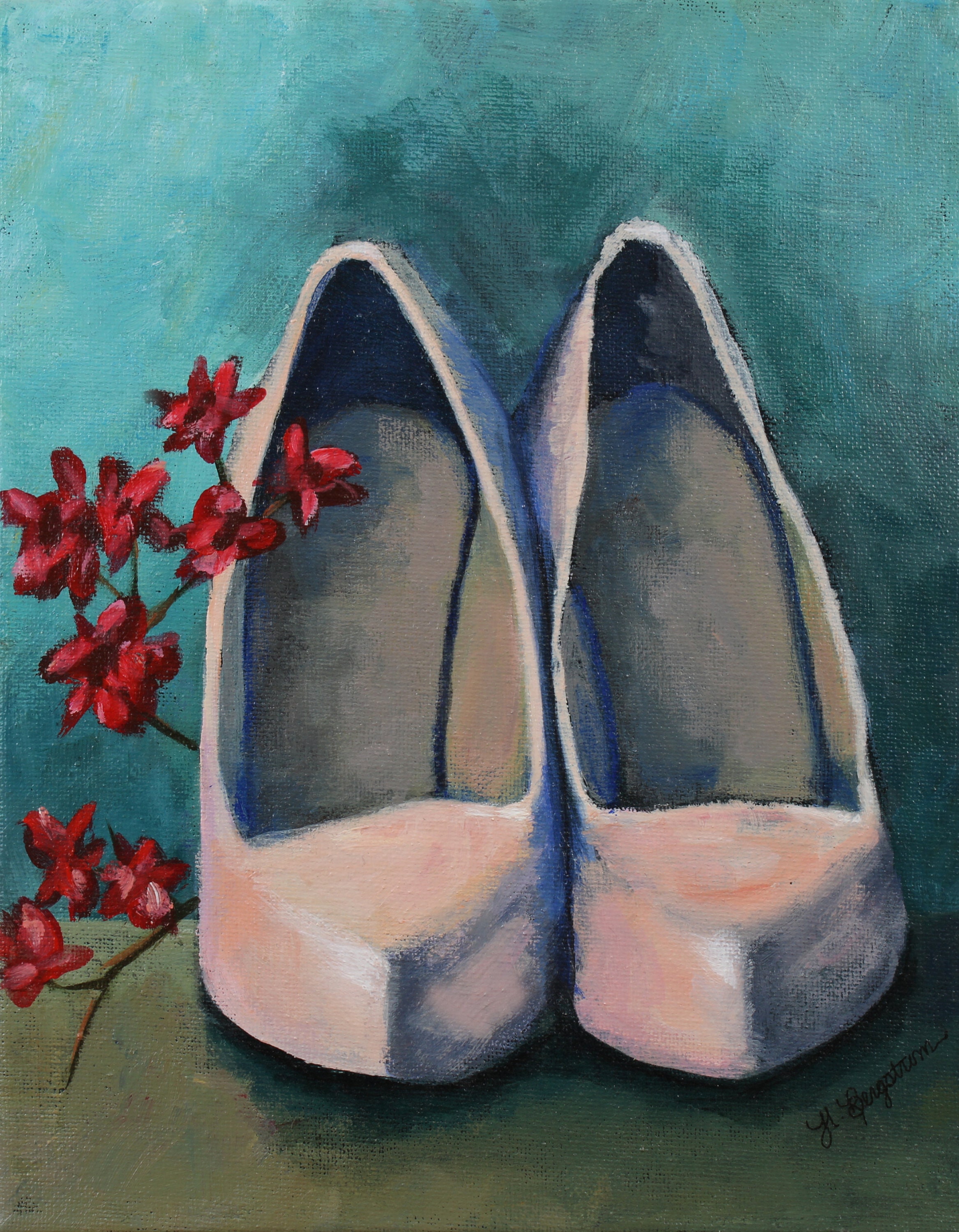 Still Life Paintings Of Shoes