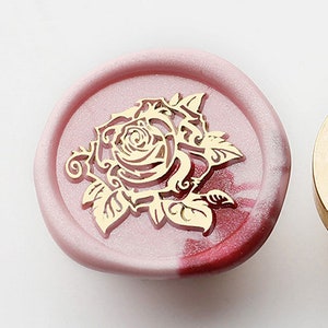 Rose Wax Seal Stamp-gift Wrapping Wax Sealing Stamp-package Decoration ...
