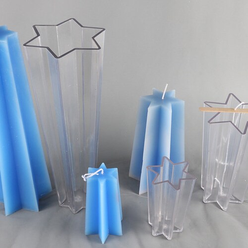 Gear-shaped Pointed Candle Mold Transparent Mold-diy Handmede - Etsy