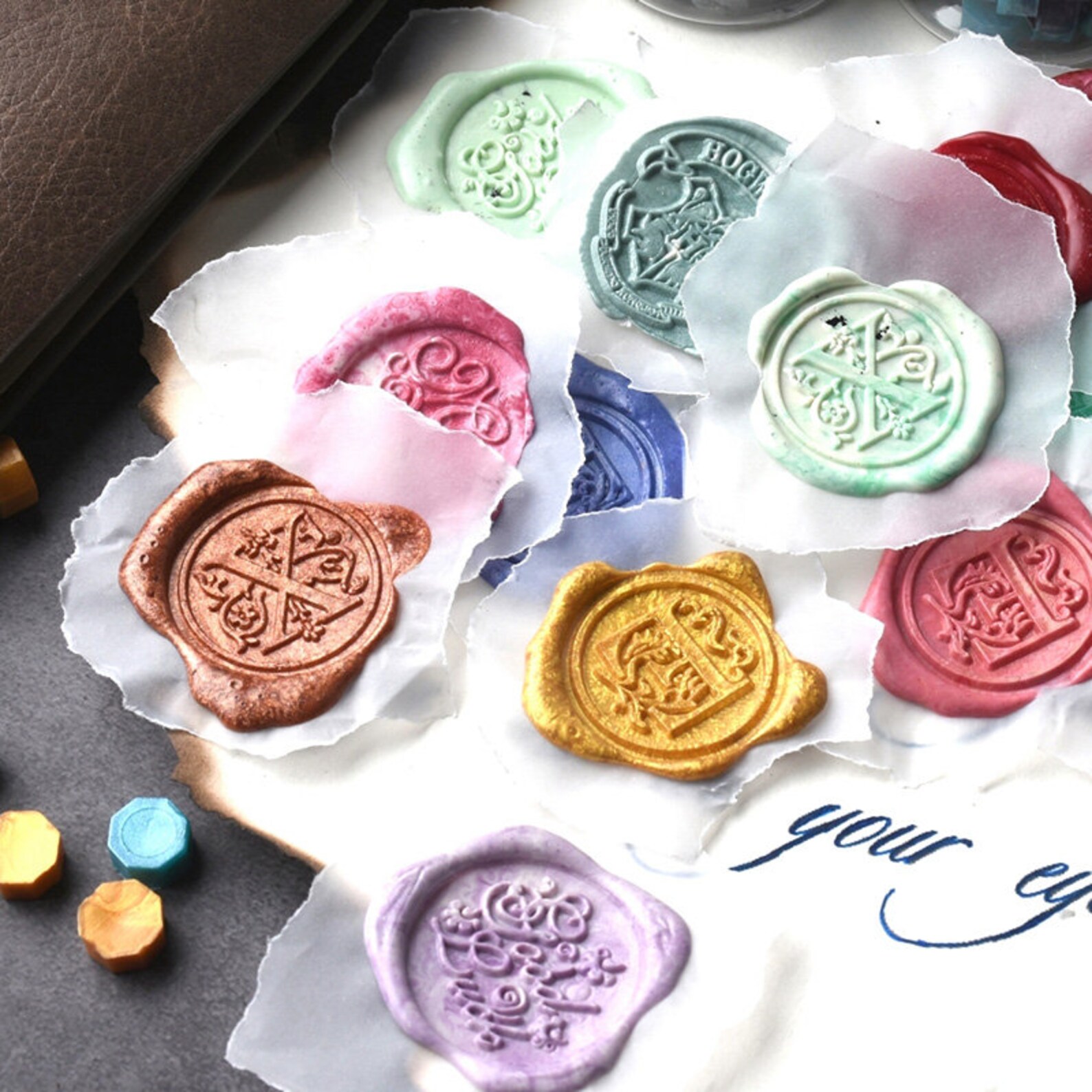 Music Note With Wings Wax Seal Stamp-package Decoration Wax - Etsy