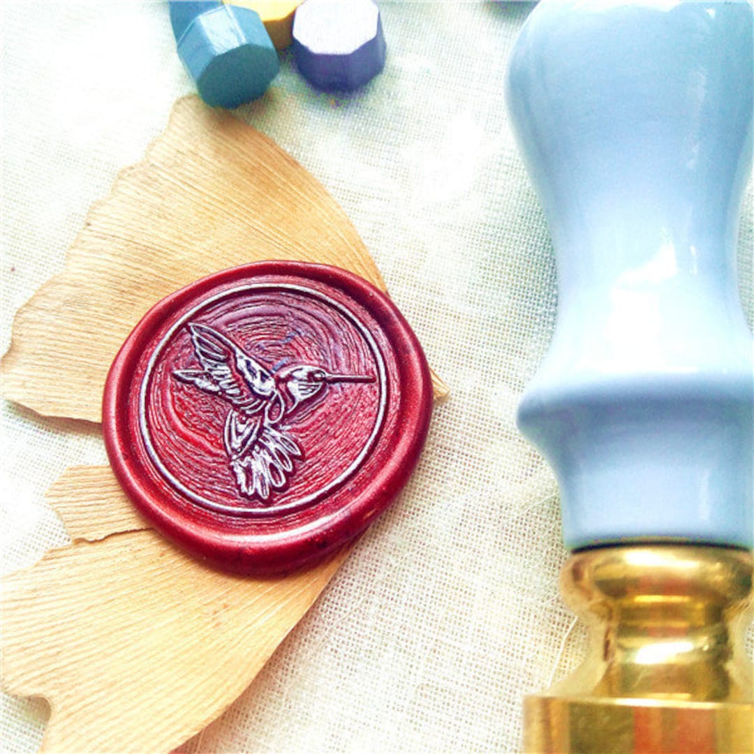 Hummingbird Wax Seal Stamp-wood-nymph Package Decoration Wax - Etsy