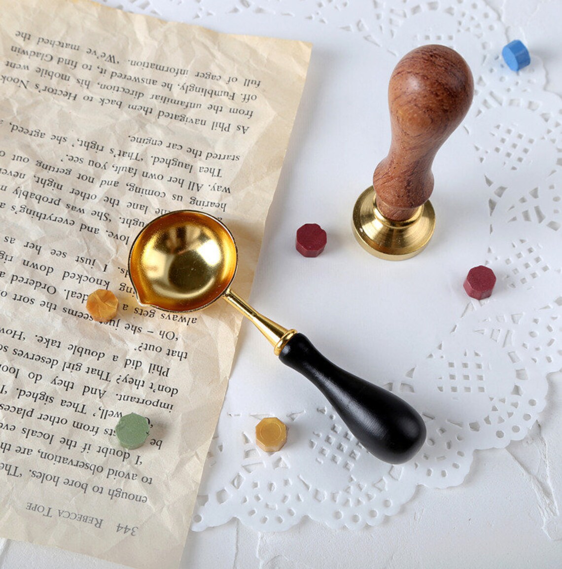 Music Note With Wings Wax Seal Stamp-package Decoration Wax - Etsy