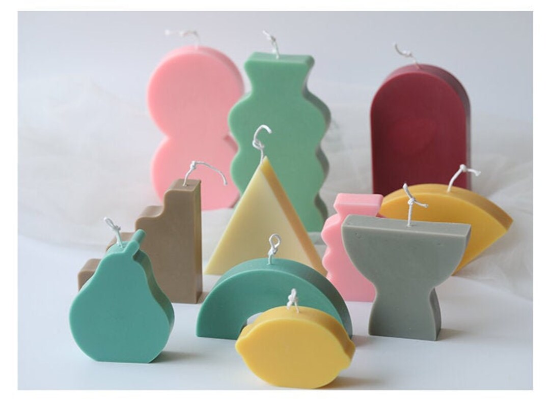Geometry Candle Making Mold-geometric Patterns Mold-lemon Candle Mold ...