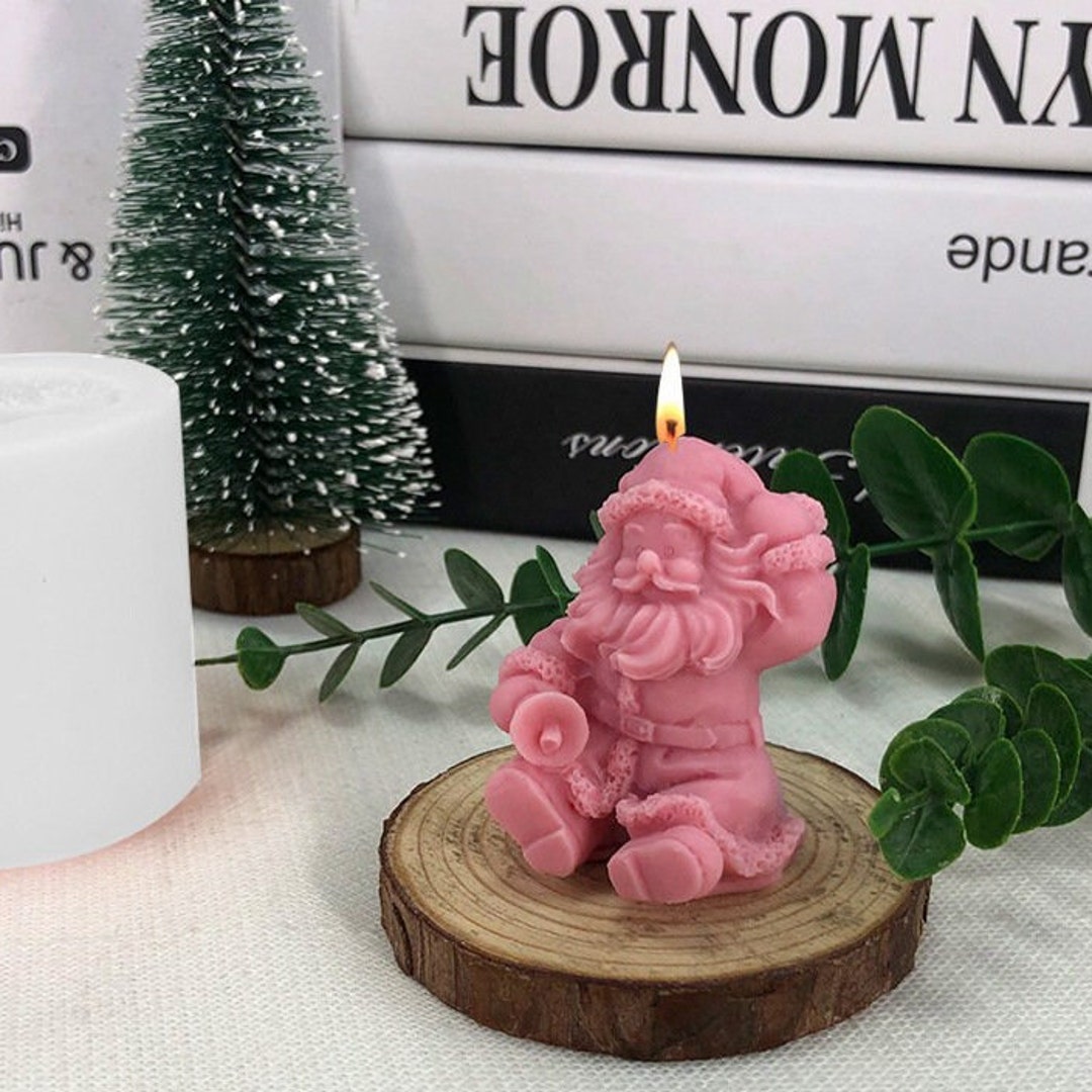 Santa Claus Mold, Christmas Candle Mold, DIY Candle Aromatherapy ...