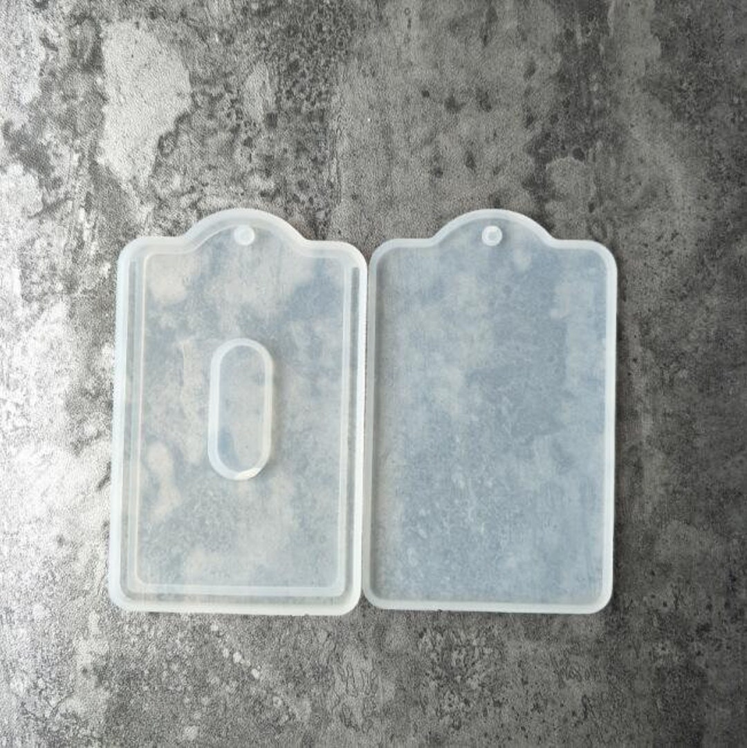 Card Cover Epoxy Silicone Mold-id Card Holder Epoxy Mold - Etsy