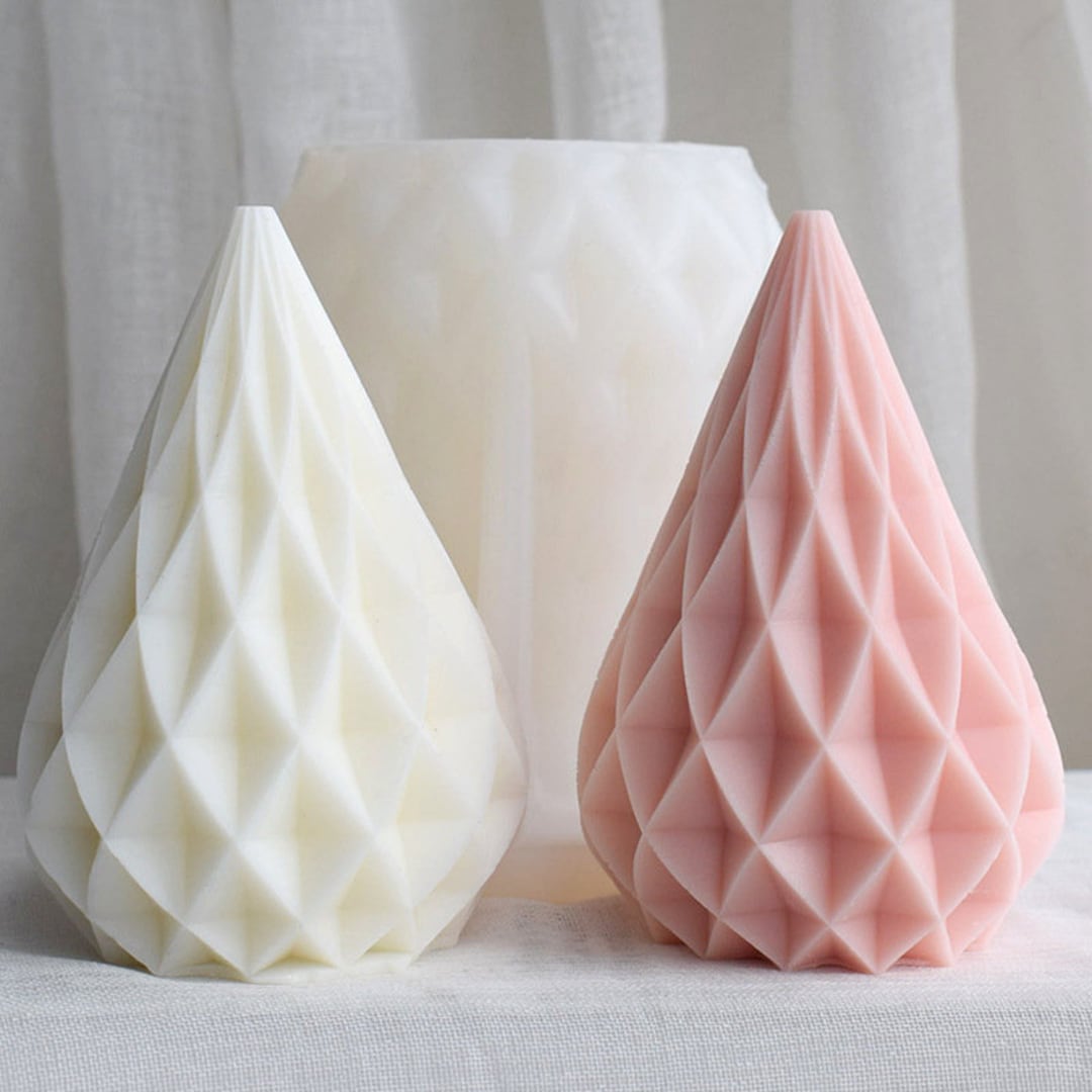 Origami Pattern Candle Mold, Drip Mold, Geometric Art Ornaments ...