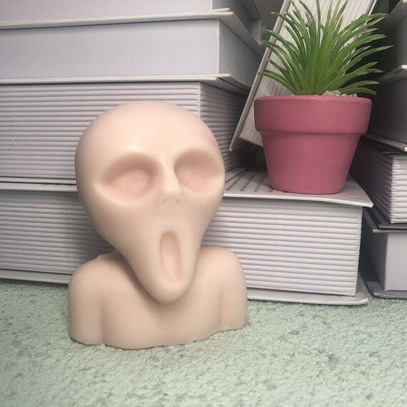 Alien Mold Ghost Head Artificial Skull Skull Candle Mold | Etsy