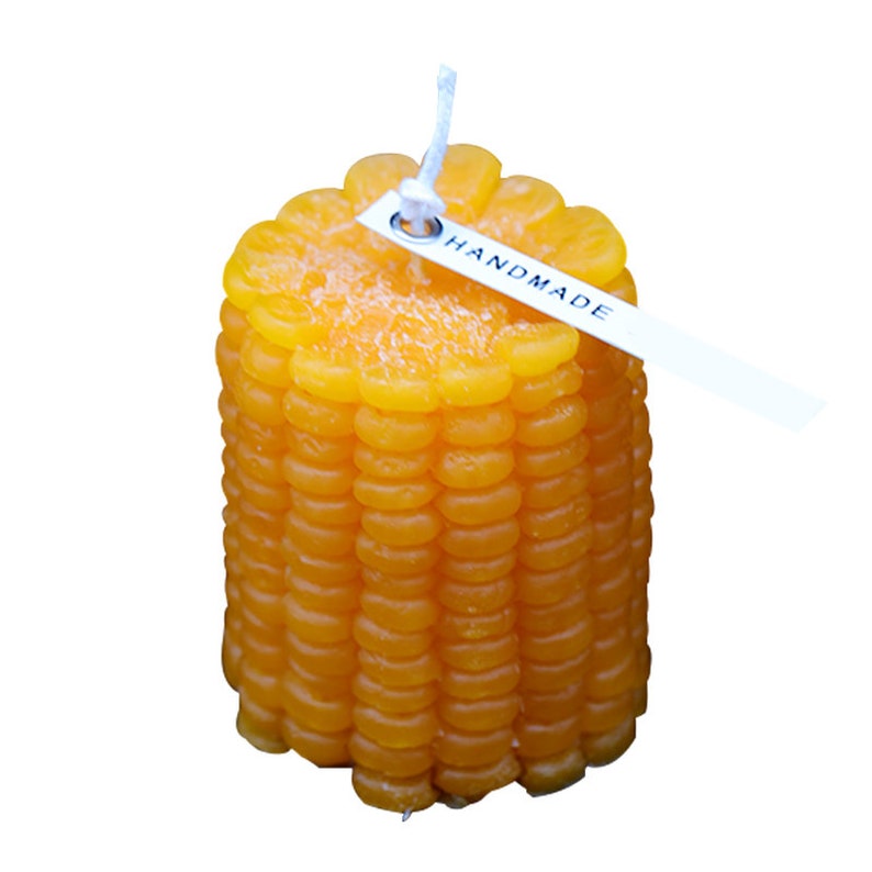 Sweet corn silicone material aromatherapy handmade candle | Etsy